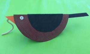Recycled Rocking Robin Craft