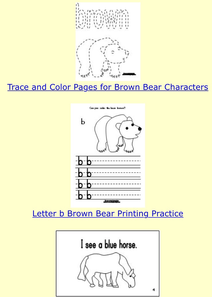6 Activities to Do with “Brown Bear, Brown Bear, What Do You See?”