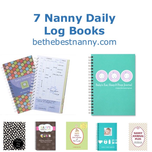 7 Nanny Daily Log Books