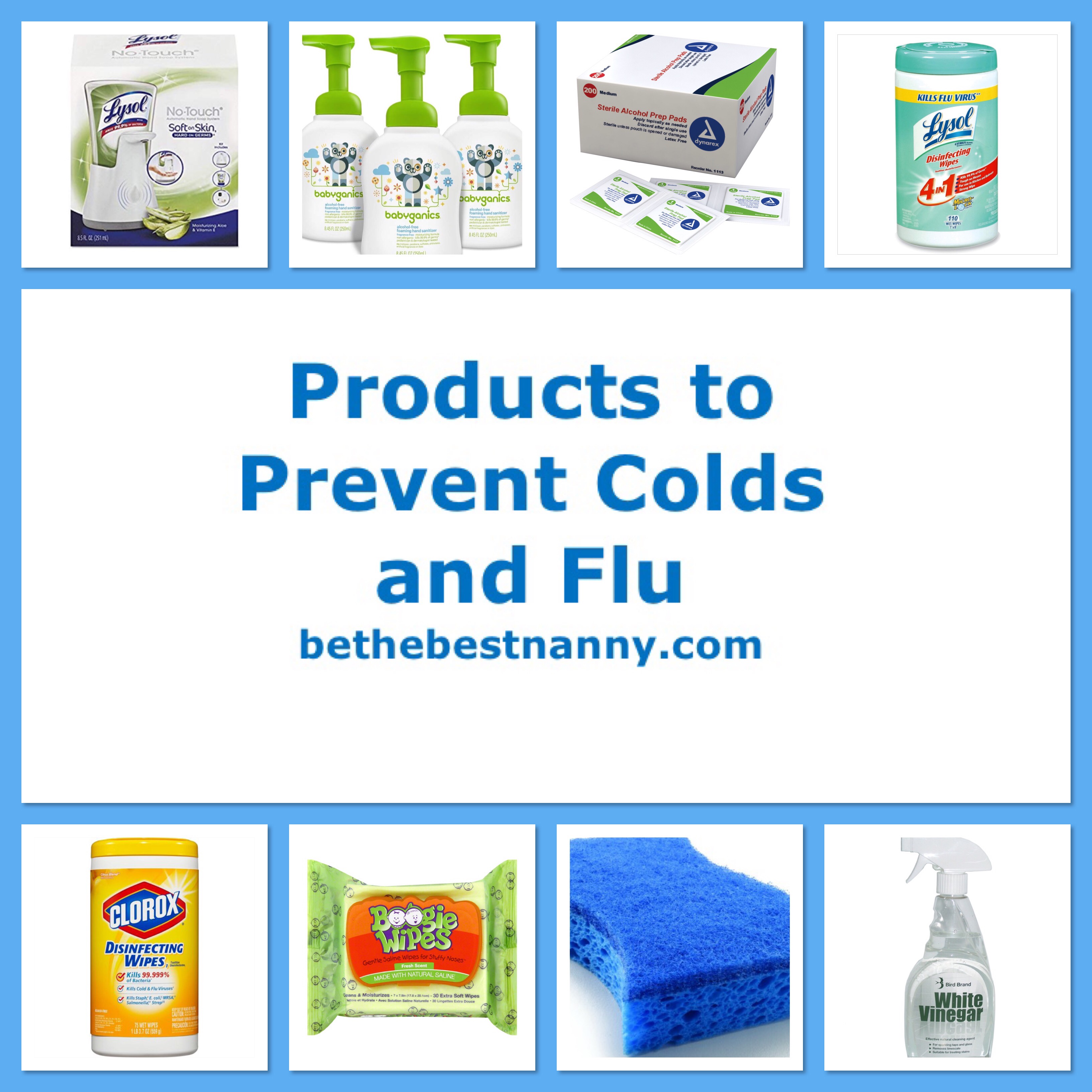 Favorite Products to Prevent Spread of Colds and Flu