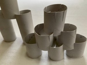 Cardboard Tube Building Blocks