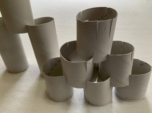 Cardboard Tube Building Blocks