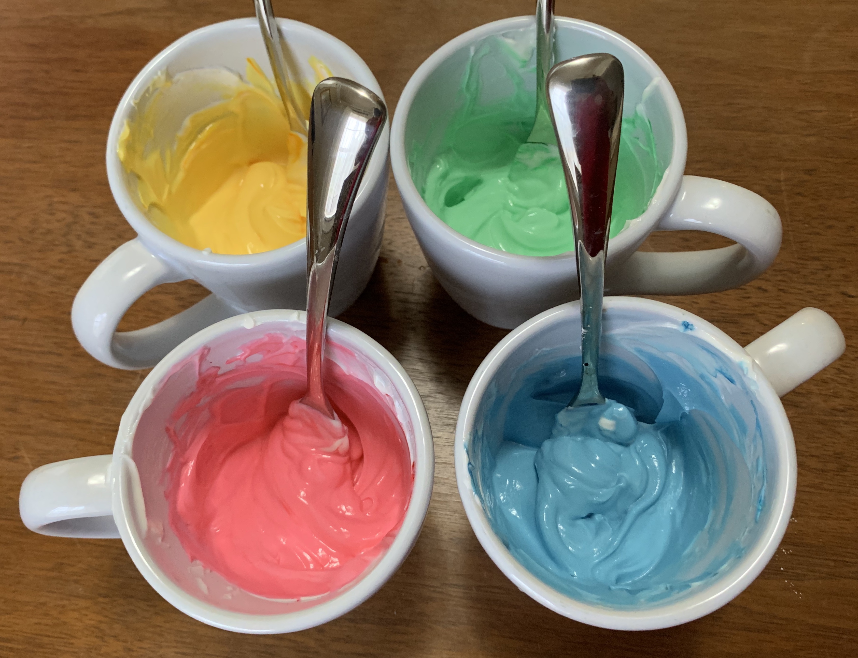 Layered Color Yogurt Pops