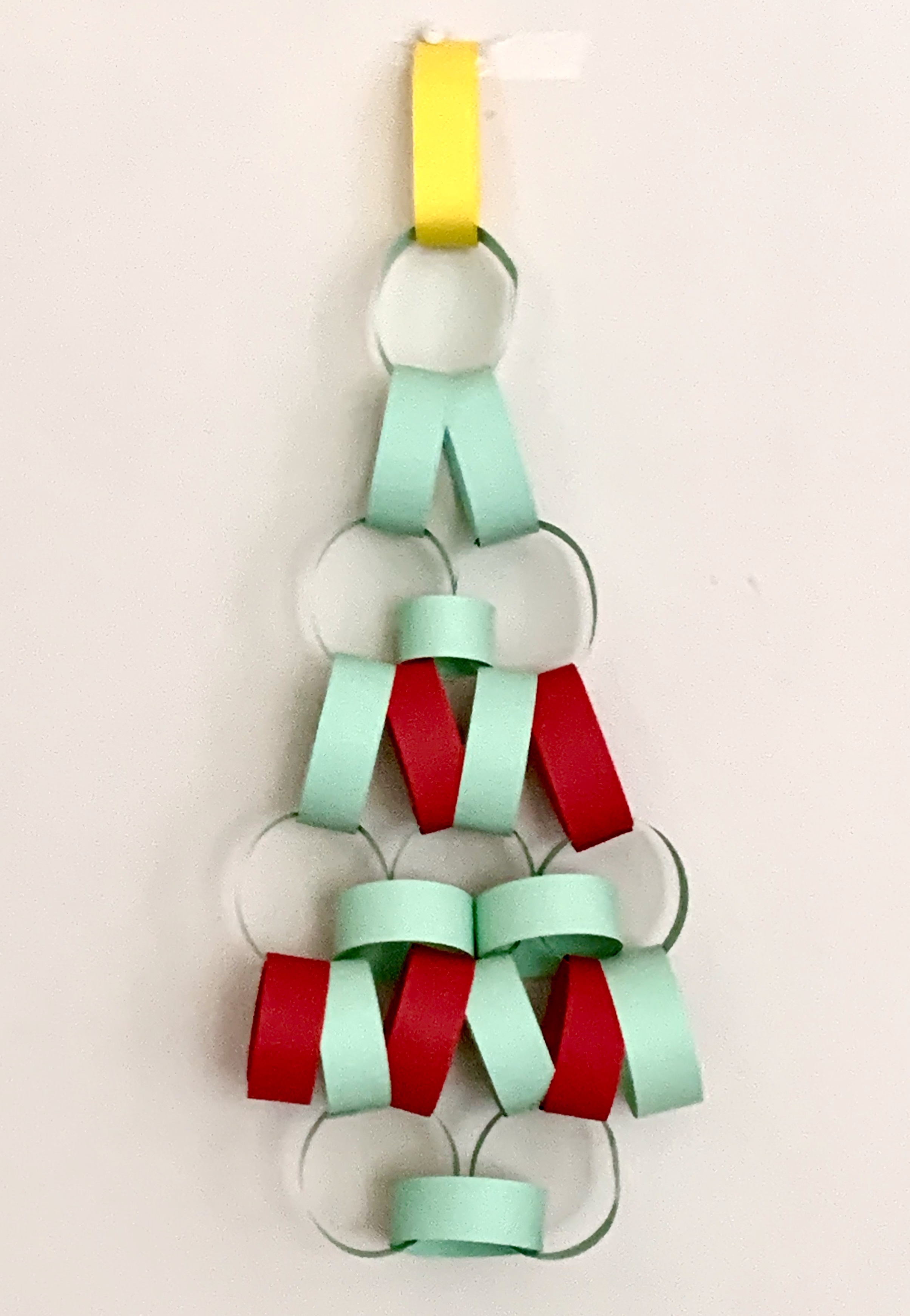 Paper Chain Christmas Tree