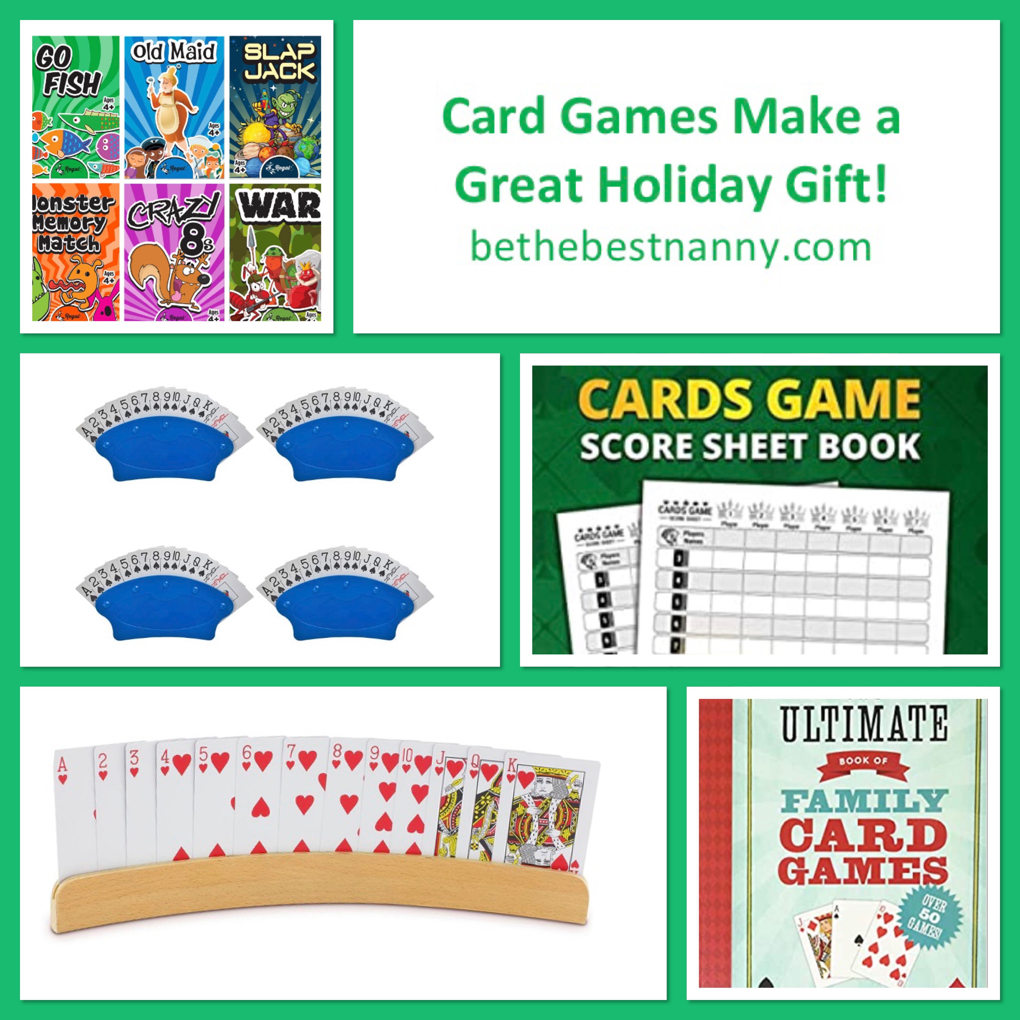 Card Games for Family Holiday Gifts
