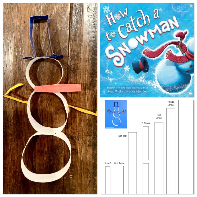 “How to Catch a Snowman” and Make a Paper Strip Snowman