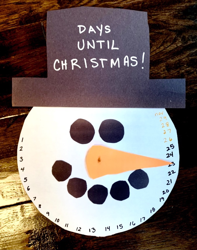Snowman Advent Calendar