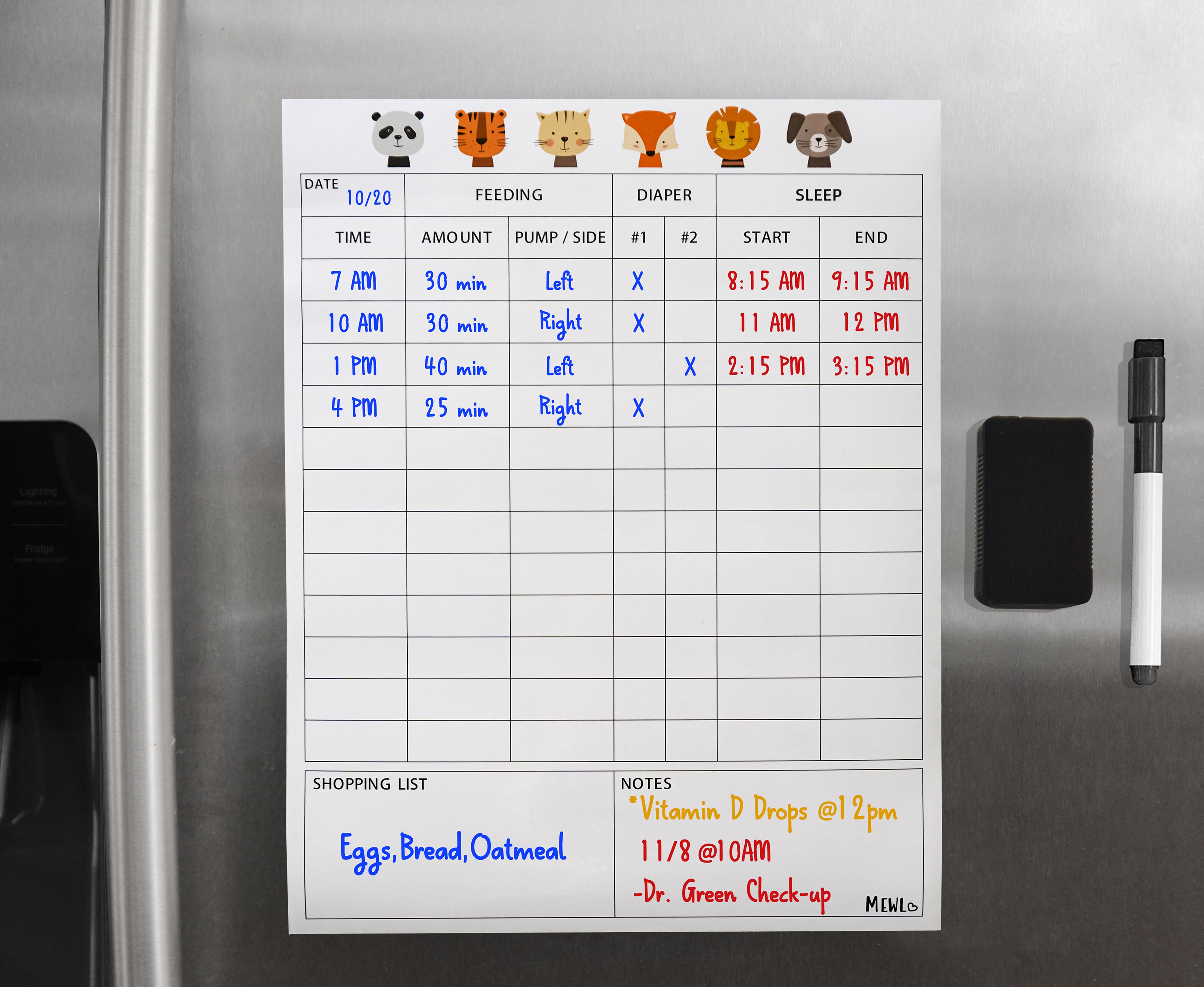 Mewl Baby Whiteboard