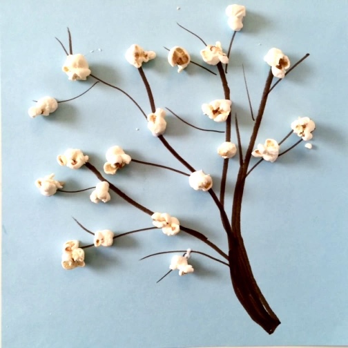 Popcorn Popping on the Apricot Tree