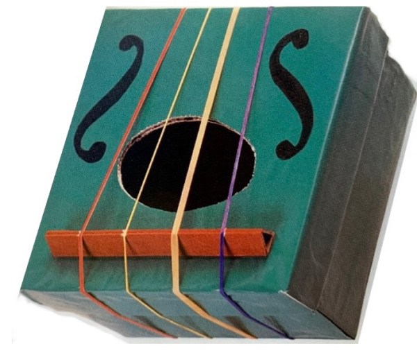 Cardboard Box Harp