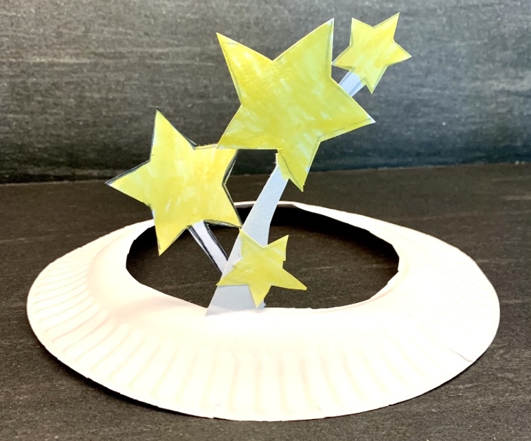 Fireworks Paper Plate Hat