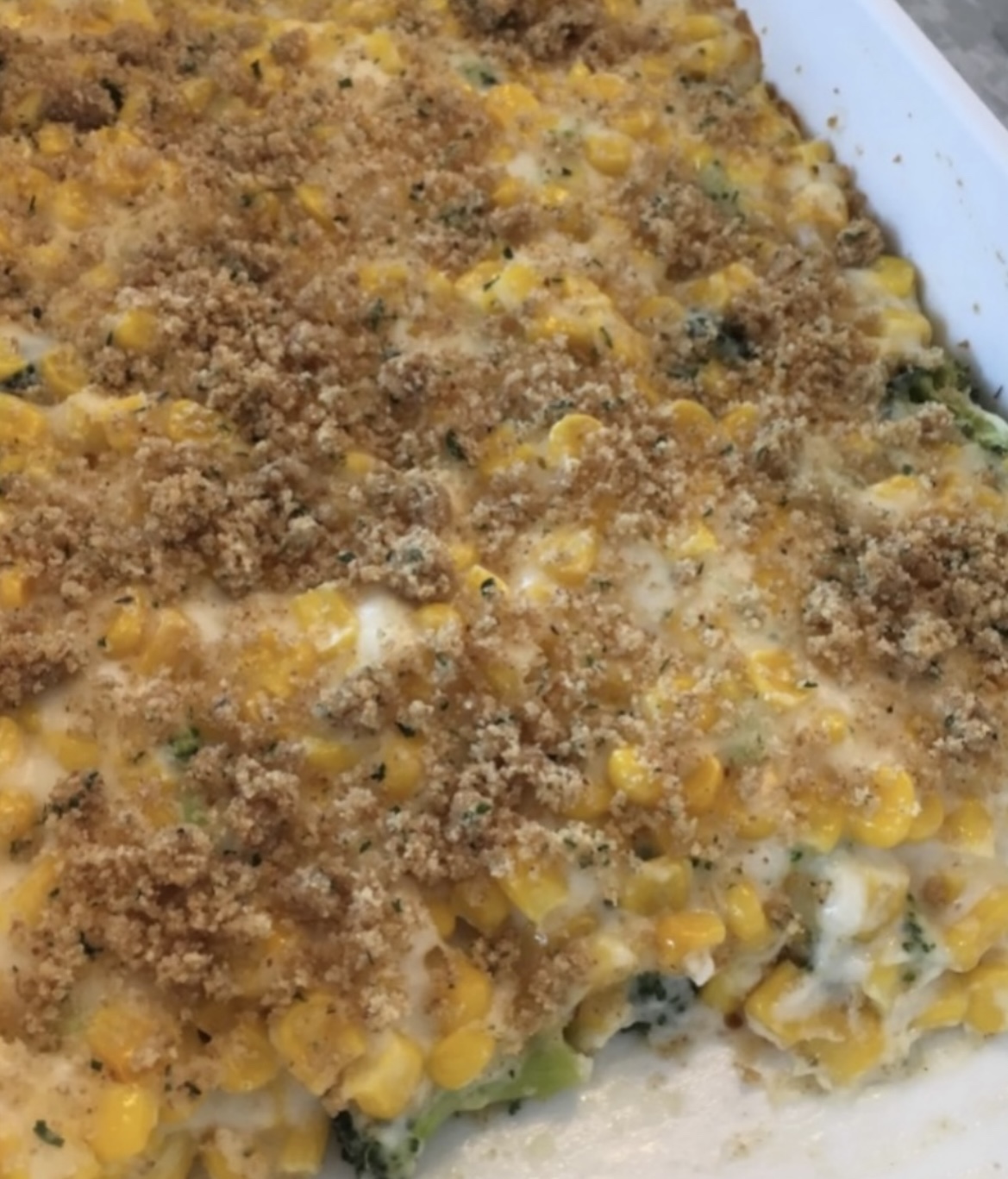 Corn and Broccoli Casserole