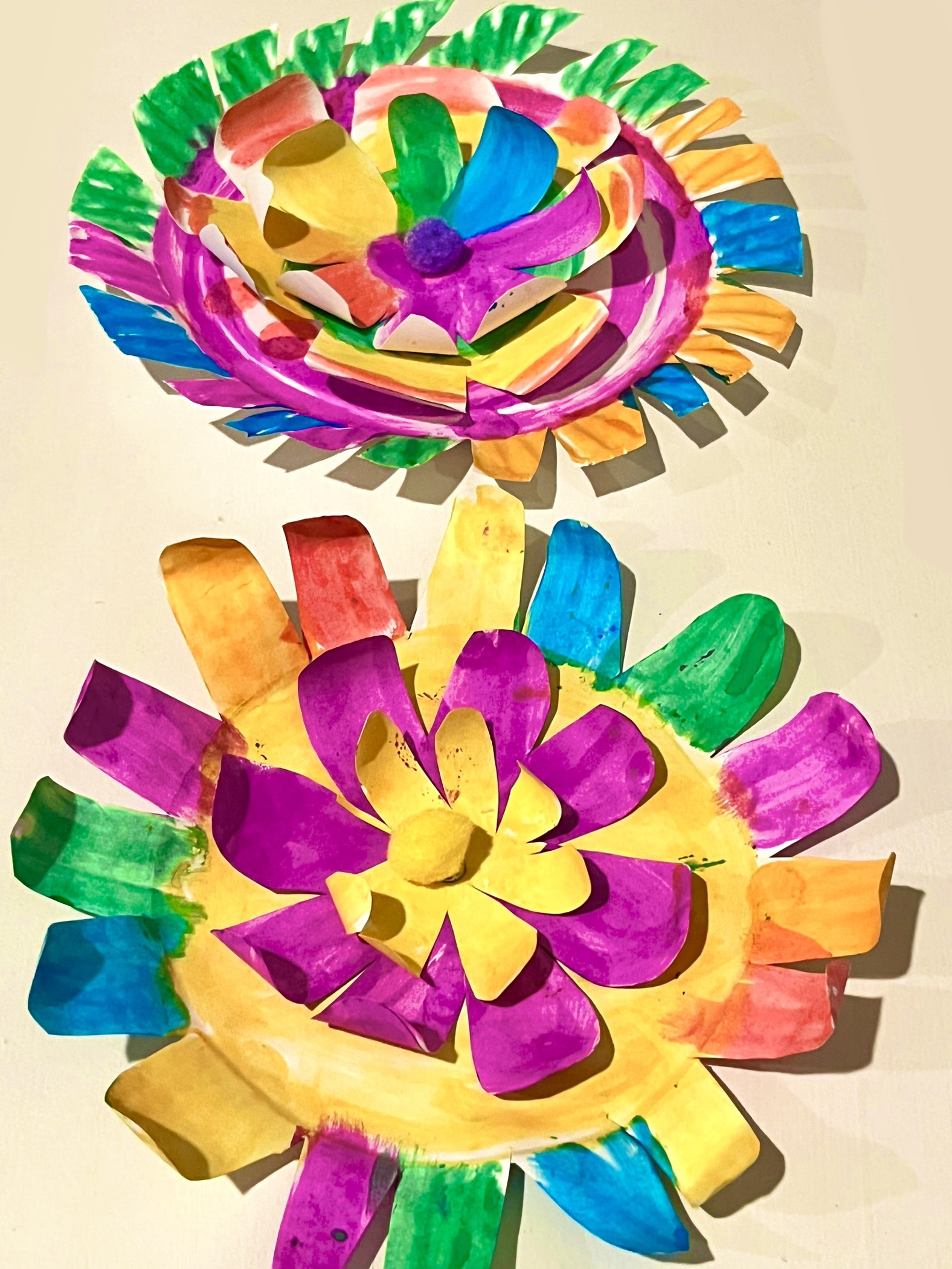 Paper Plate Flowers