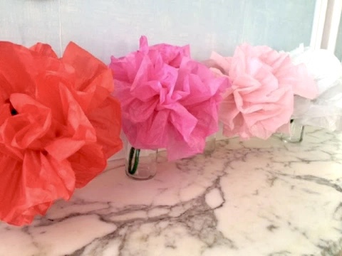 Tissue Paper Flowers