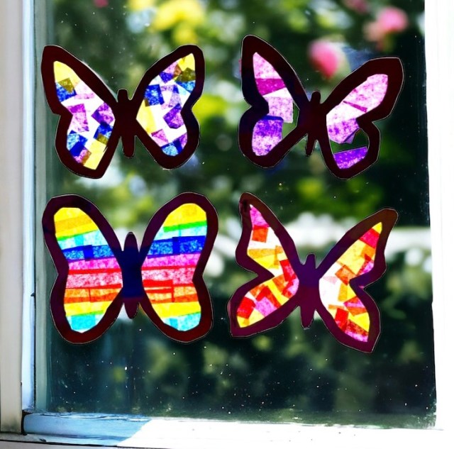 Window Butterfly Sun Catchers