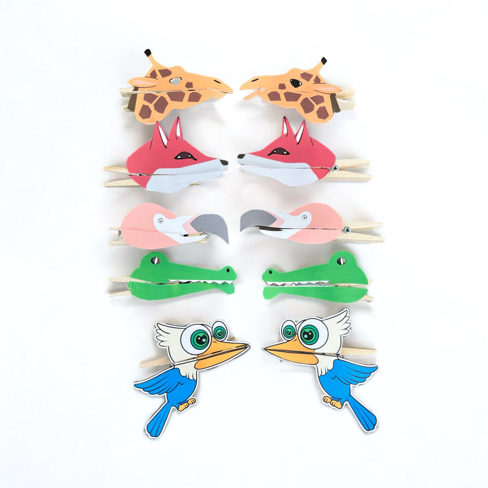 Animal Clothespin Puppets