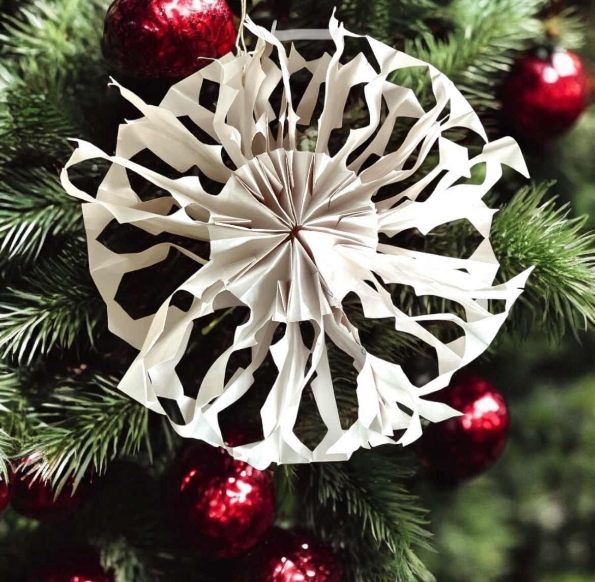 3D Paper Snowflake Decorations and Ornaments