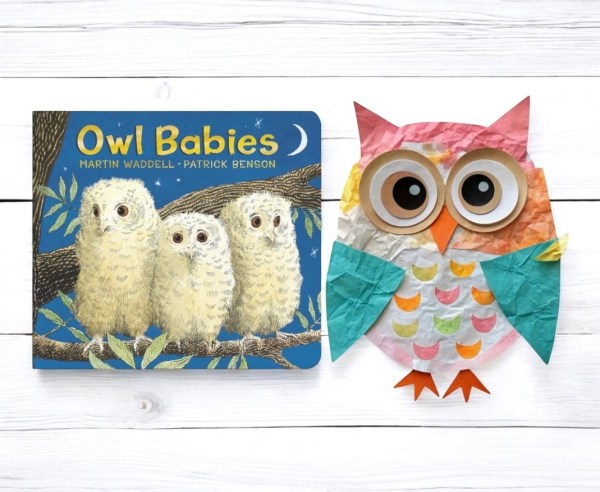 “Owl Babies” by Martin Waddell and Owl Craft