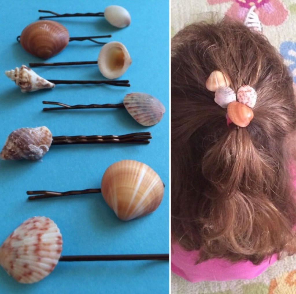 Sea Shell Hair Pins