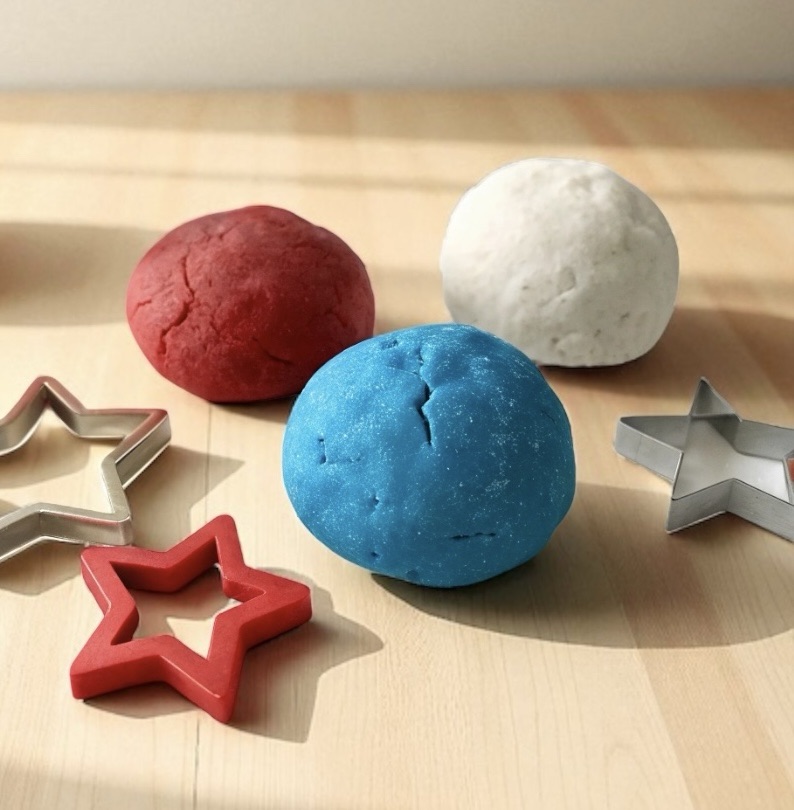 Why Nannies Should Whip Up Homemade Red, White & Blue Play Dough This ...