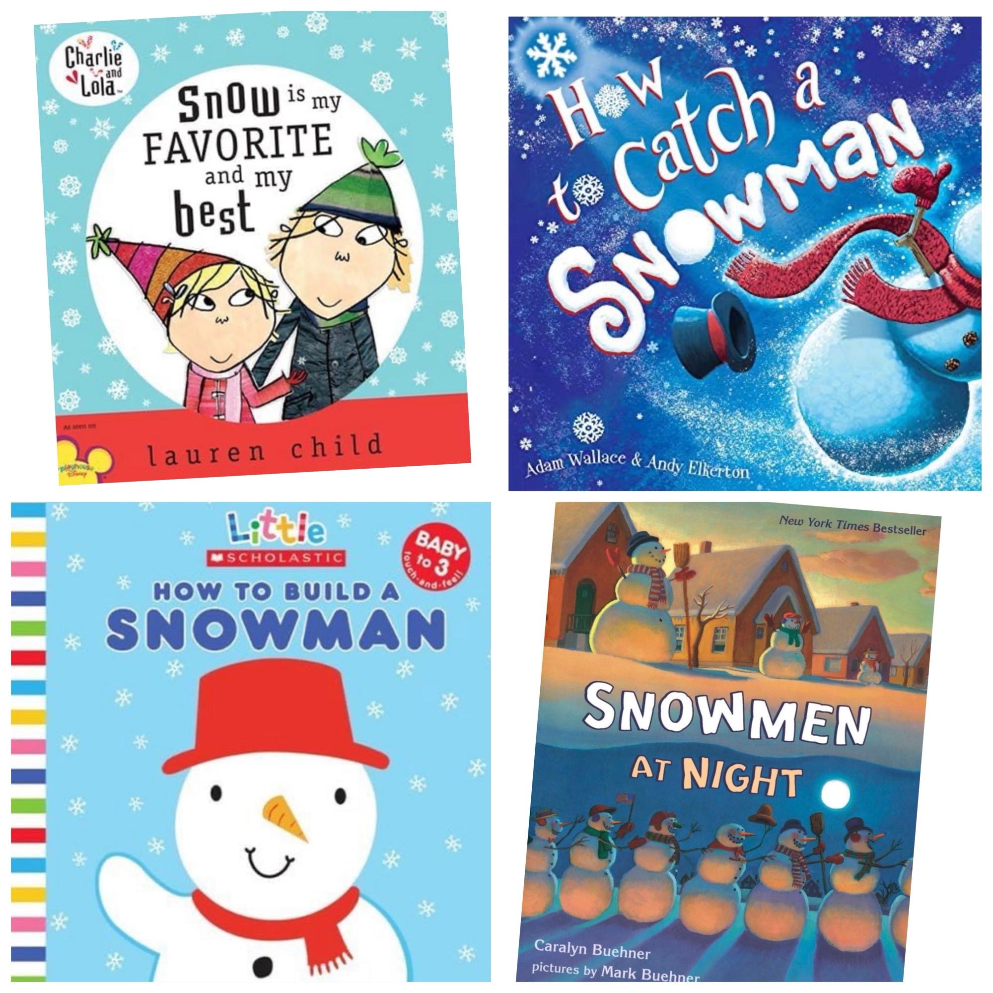 Making 3D Cardboard Snowmen While Reading Snowmen Children’s Books